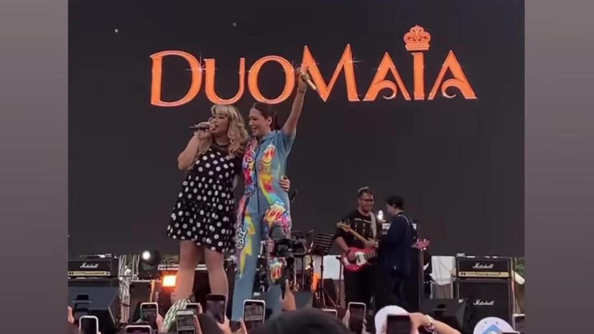 Pinkan Mambo dan Maia Estianty Reuni Bareng Duo Maia Setelah 15 Tahun ...