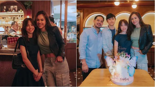 6 Potret London Abigail Ultah ke-14, Wulan Guritno dan Adilla Dimitri ...