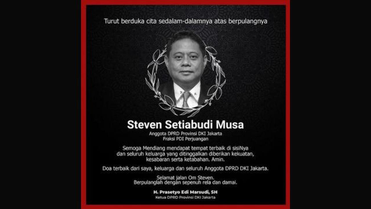 Profil Steven Setiabudi Musa, Anggota DPRD DKI Fraksi PDIP yang ...