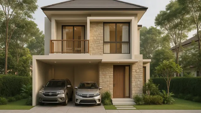 8 Model Rumah Ukuran 9x12 Minimalis dengan 4 Kamar Tidur, Desain ...