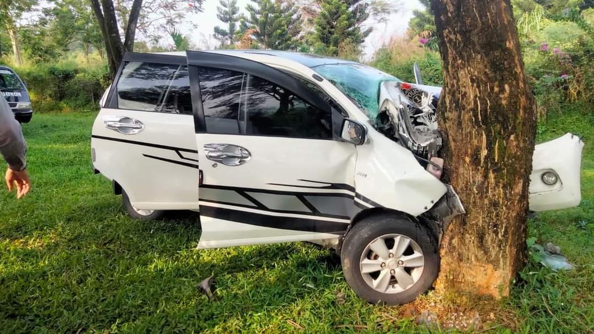 Mobil Tabrak Pohon di Jalur Alternatif Puncak Bogor, 1 Penumpang Tewas ...