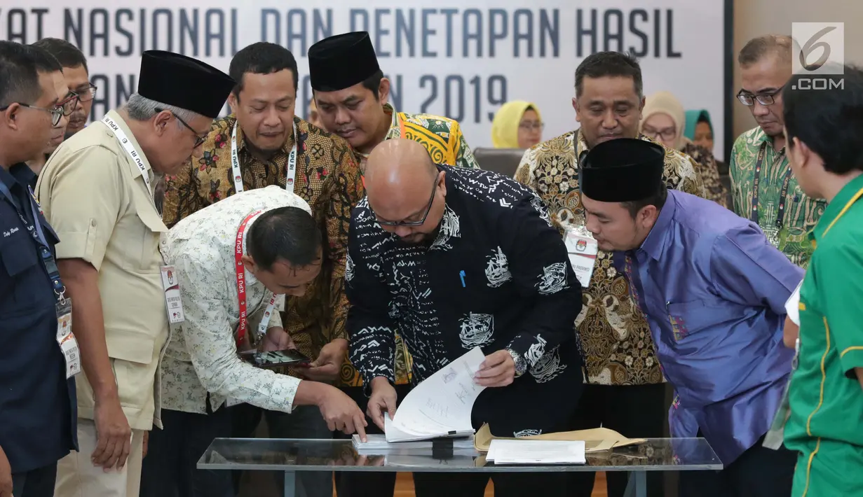 FOTO: Hari Ini, Dua Provinsi Serahkan Hasil Rekap Suara Pemilu 2019 ke ...