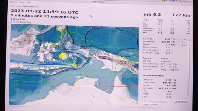 Analisis Bmkg Soal Gempa Magnitudo 6 6 Di Laut Banda Maluku Jumat Malam