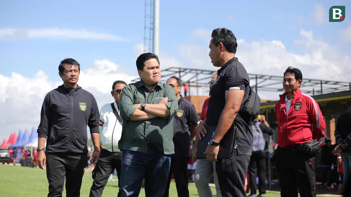 Seleksi Timnas Indonesia U-17 di Bali Catatkan Rekor Peserta, Erick Thohir Sebut Akan Lakukan TC ...