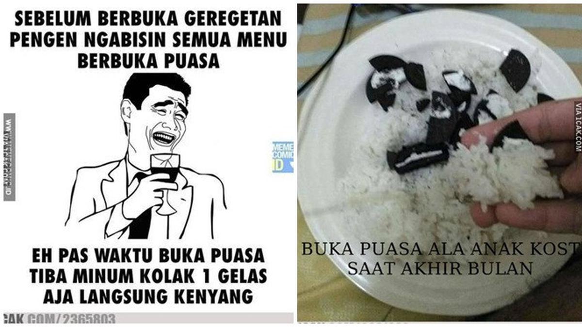 6 Meme Buka Puasa di Bulan Ramadhan Ini Bikin Senyum Tipis - Hot ...