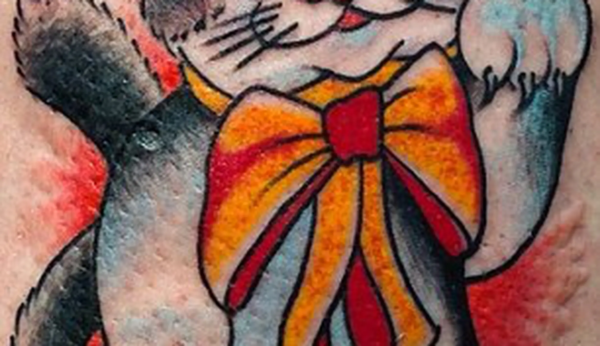 Kumpulan Desain Tato Kucing Lucu Warna-Warni - Photo Fimela.com