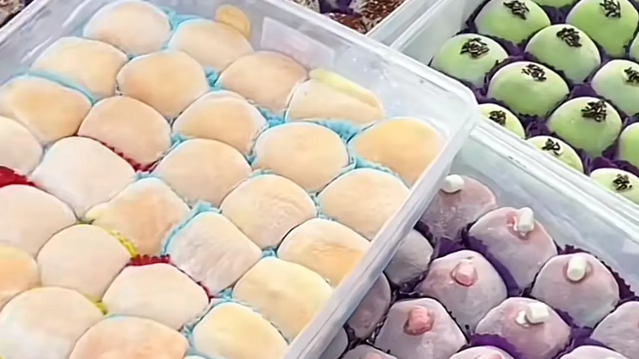 Mochi Viral dengan 28 Varian Rasa Cuma Rp5 Ribuan di Kalibata, Pembeli ...