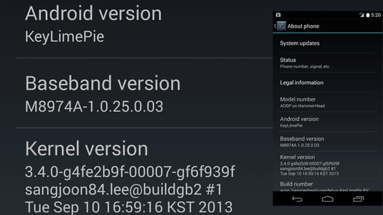 Ups, Nexus 5 Kedapatan Masih Pakai Android Key Lime Pie - Tekno Liputan6.com