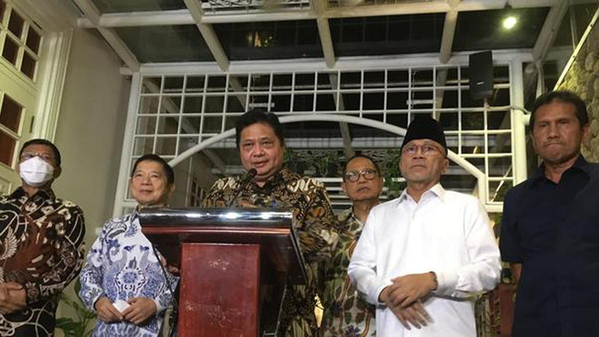 KIB Daftar Bersamaan ke KPU, Tunjukan Simbol Persatuan - News Liputan6.com