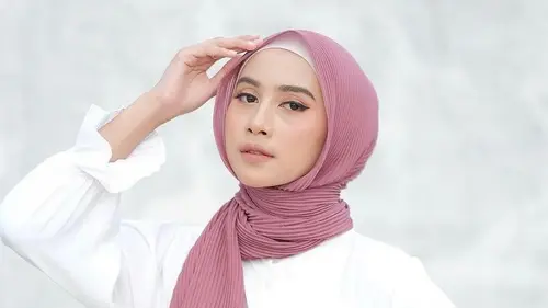 tutorial hijab plisket simple