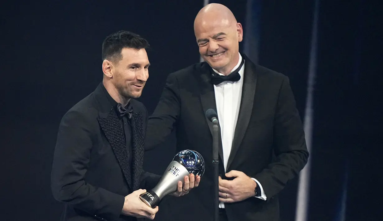 Selamat! Lionel Messi Sabet Gelar Pemain Terbaik FIFA 2022 - Foto Liputan6.com