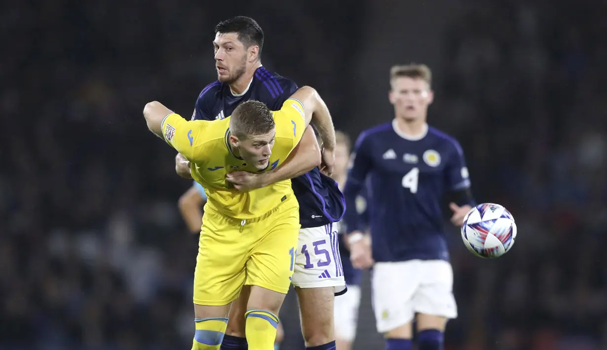 Foto: Tuntaskan Misi Balas Dendam, Skotlandia Gulung Ukraina 3 Gol ...