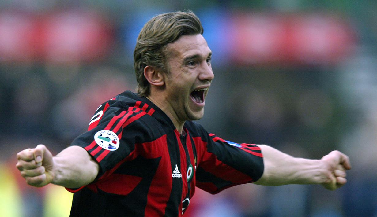 FOTO: Pesona Andriy Shevchenko, Predator Gol AC Milan yang Hancur di ...