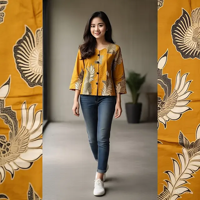 7 Crop Top Batik Lengan Panjang untuk Usia 20-an, Pilihan Gaya Berkelas ...
