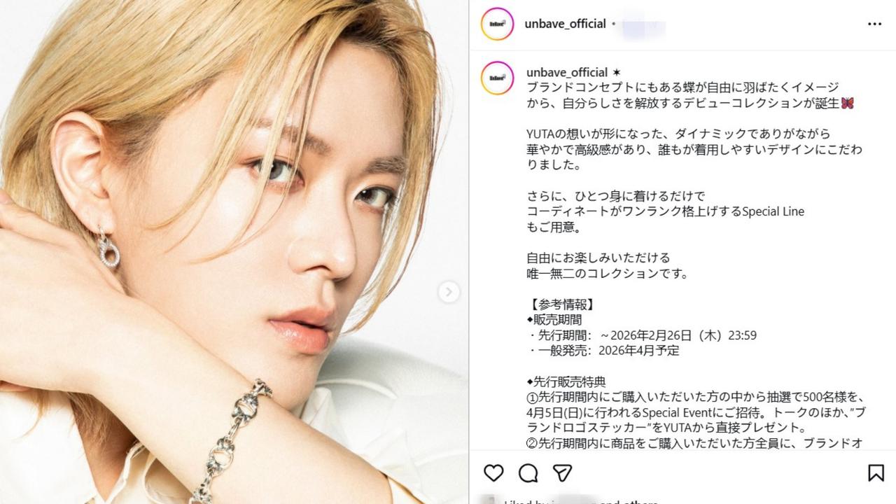 Yuta NCT Rilis Brand Perhiasan Miliknya, Ungkap Inspirasi Koleksi Perdana