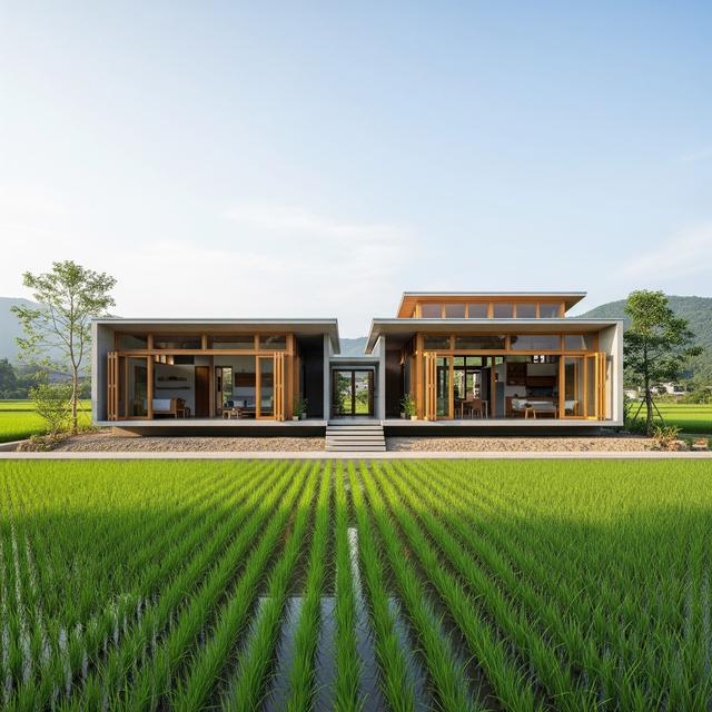 12 Model Rumah Minimalis di Desa Cocok untuk Daerah Sawah, Hunian ...