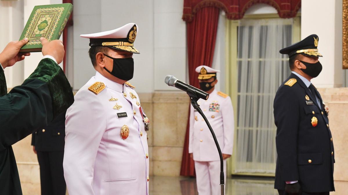 FOTO: Pelantikan KSAL dan KSAU - Foto Liputan6.com