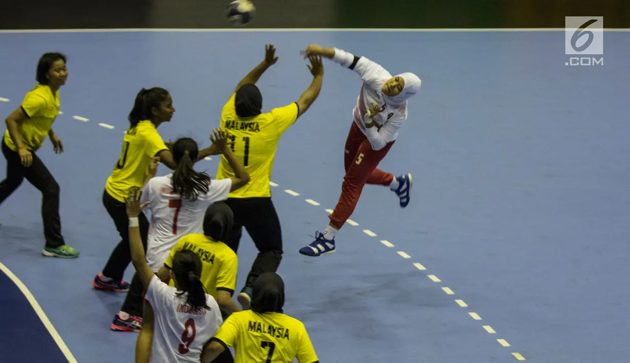 FOTO: Timnas Bola Tangan Putri Indonesia Kalahkan Malaysia - Foto ...