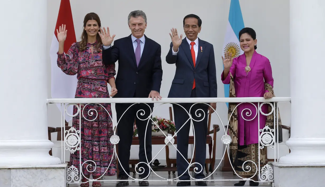 FOTO: Jokowi Terima Presiden Argentina di Istana Bogor - Foto Liputan6.com