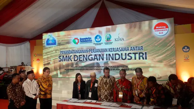Bangun SDM, Kemenperin Luncurkan Program Pendidikan Vokasi Industri di Makasar - Bisnis Liputan6.com