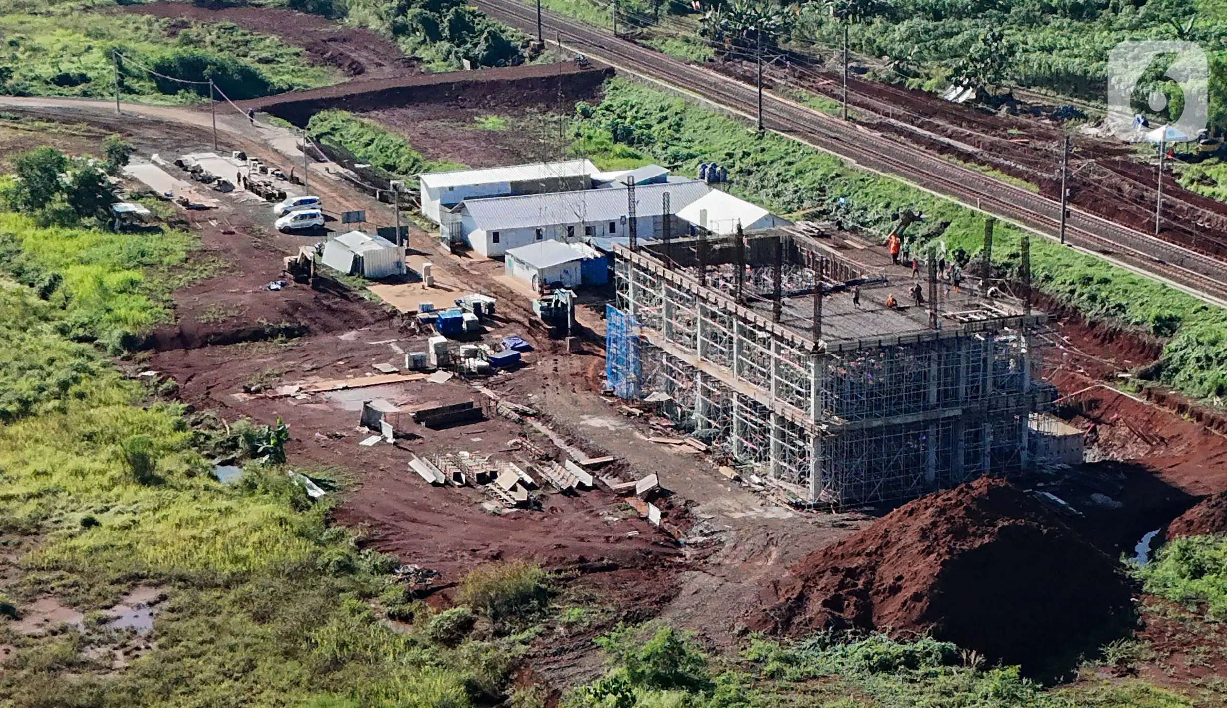 Progres Pembangunan Jatake, Bakal Stasiun KRL Termegah di Kabupaten ...