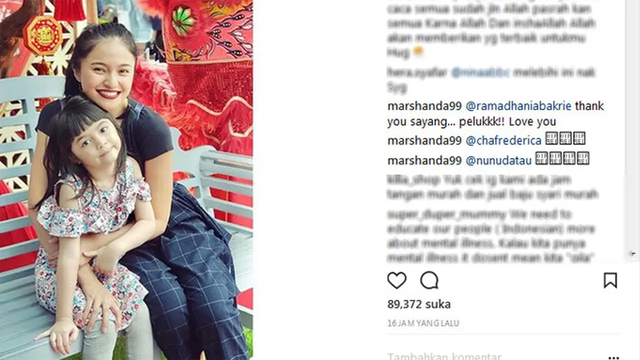 Marshanda Curhat Tak Bisa Bertemu Anak Showbiz Liputan6