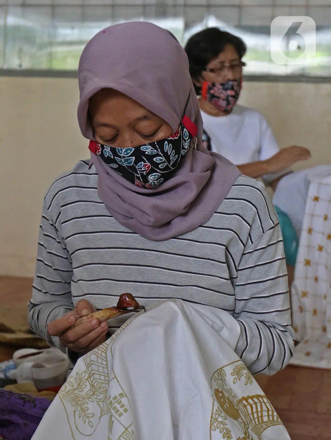 FOTO: Melihat Proses Pembuatan Batik Marunda - Foto Liputan6.com