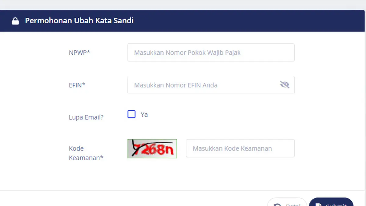 Artikel Langkah-langkah mendapatkan EFIN Hari Ini - Artikel Terbaru Terkini | Liputan6.com