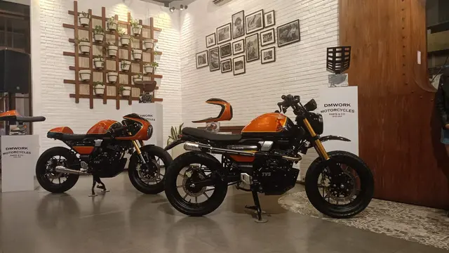 Tampilan Keren Motor Kustom TVS Ronin Pakai Aksesori DM Work - Otomotif Liputan6.com