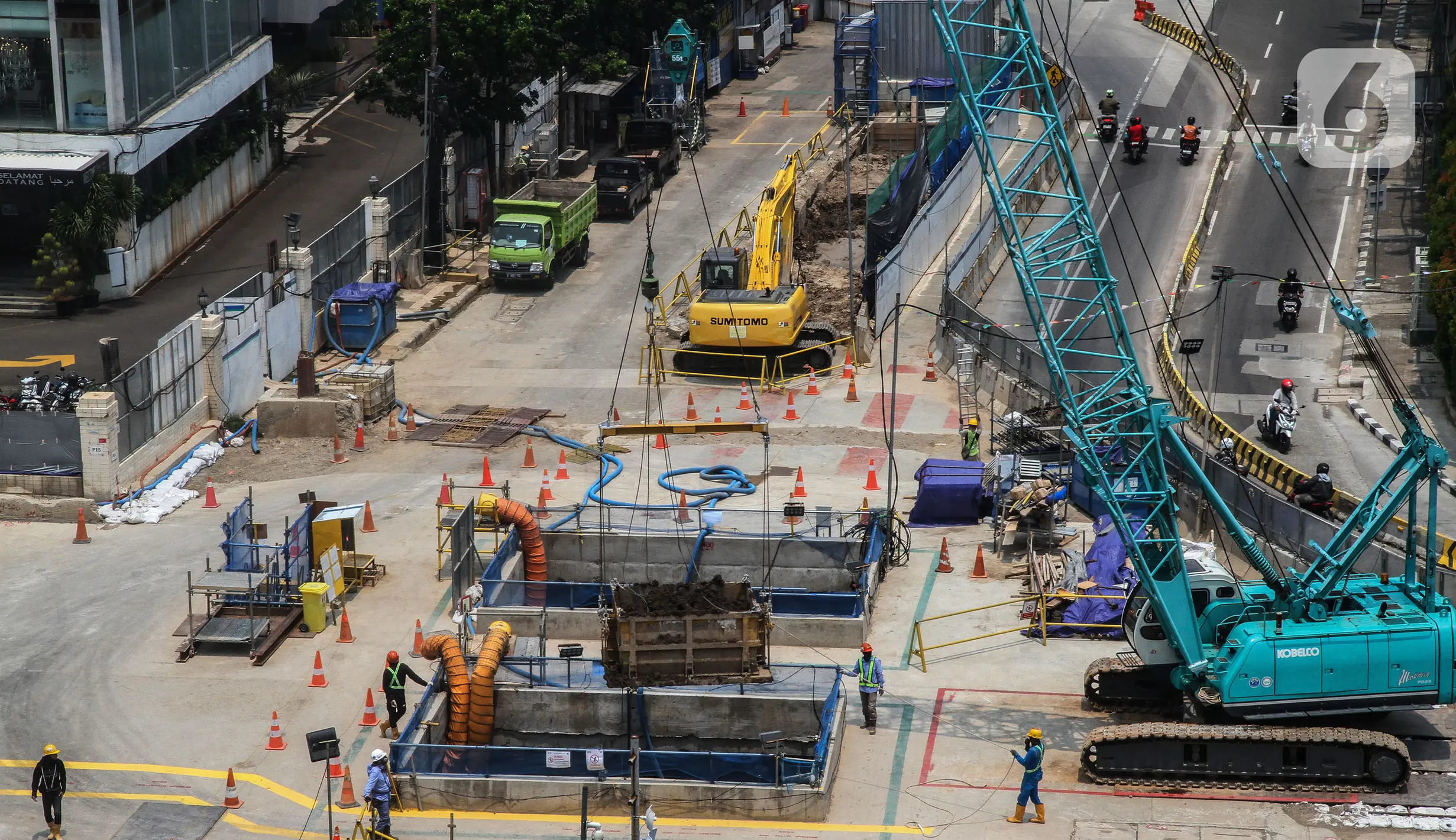 Progres Pembangunan MRT Jakarta Fase 2A Bundaran HI-Kota - Foto ...