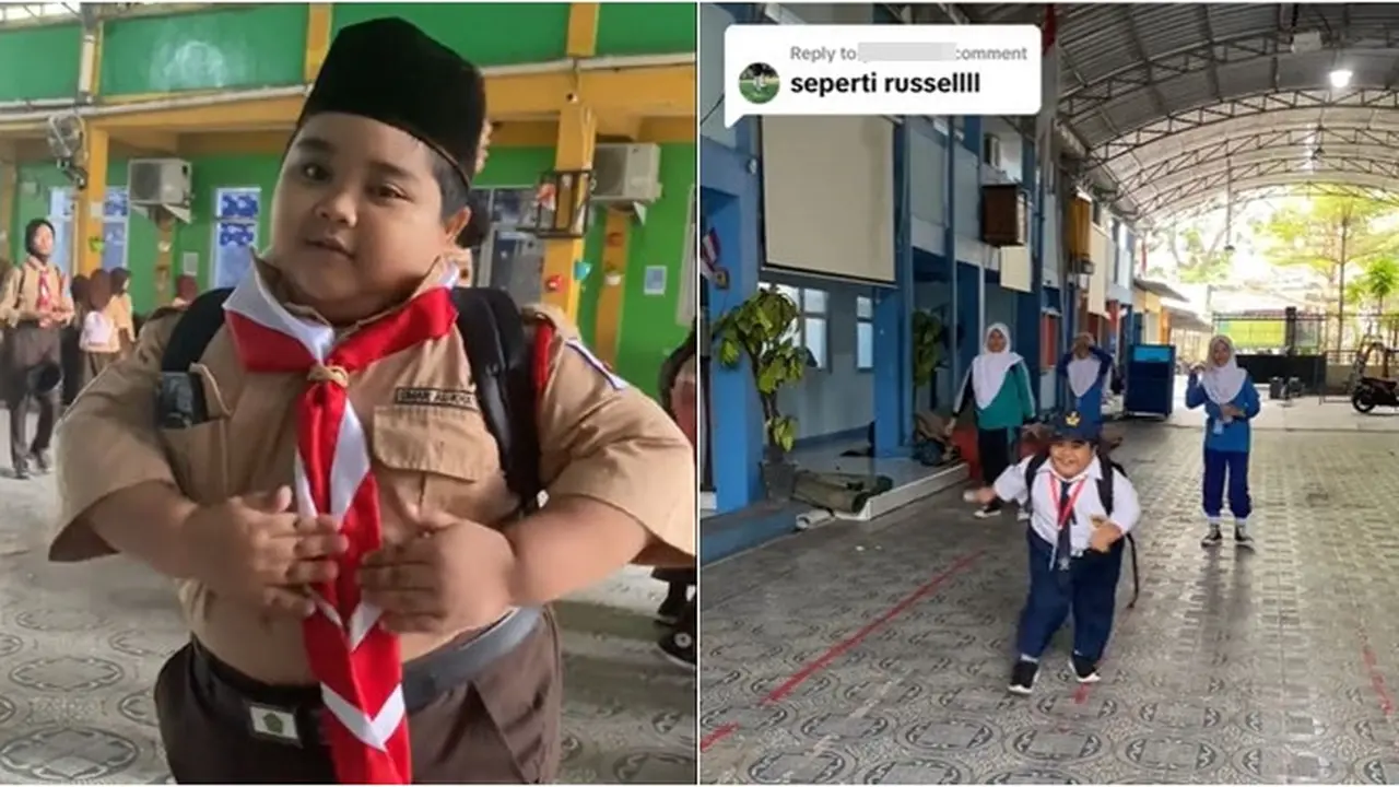 6 Potret Bocah Mirip Karakter Russell di Film Up, Jadi Siswa SMP yang Aktif - Hot Liputan6.com