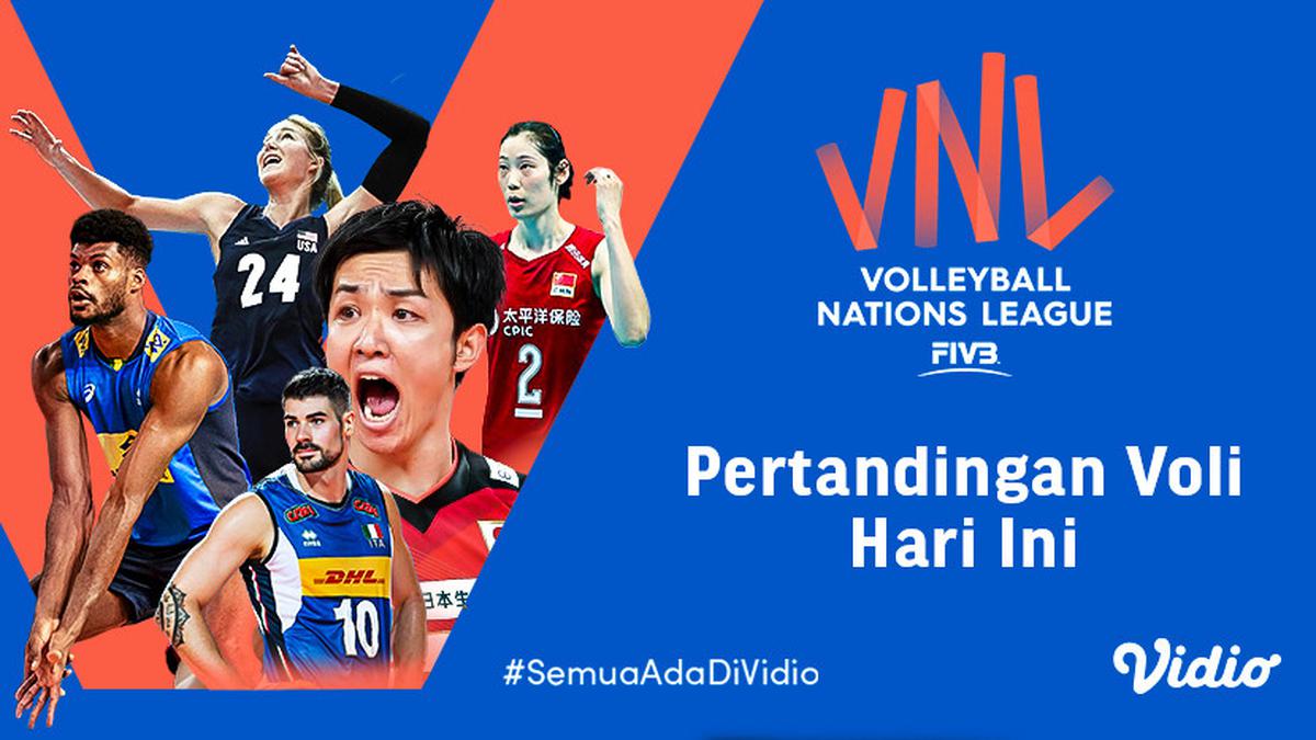Jadwal Live Streaming Big Match Volleyball Nations League 2021 Hari Ini ...