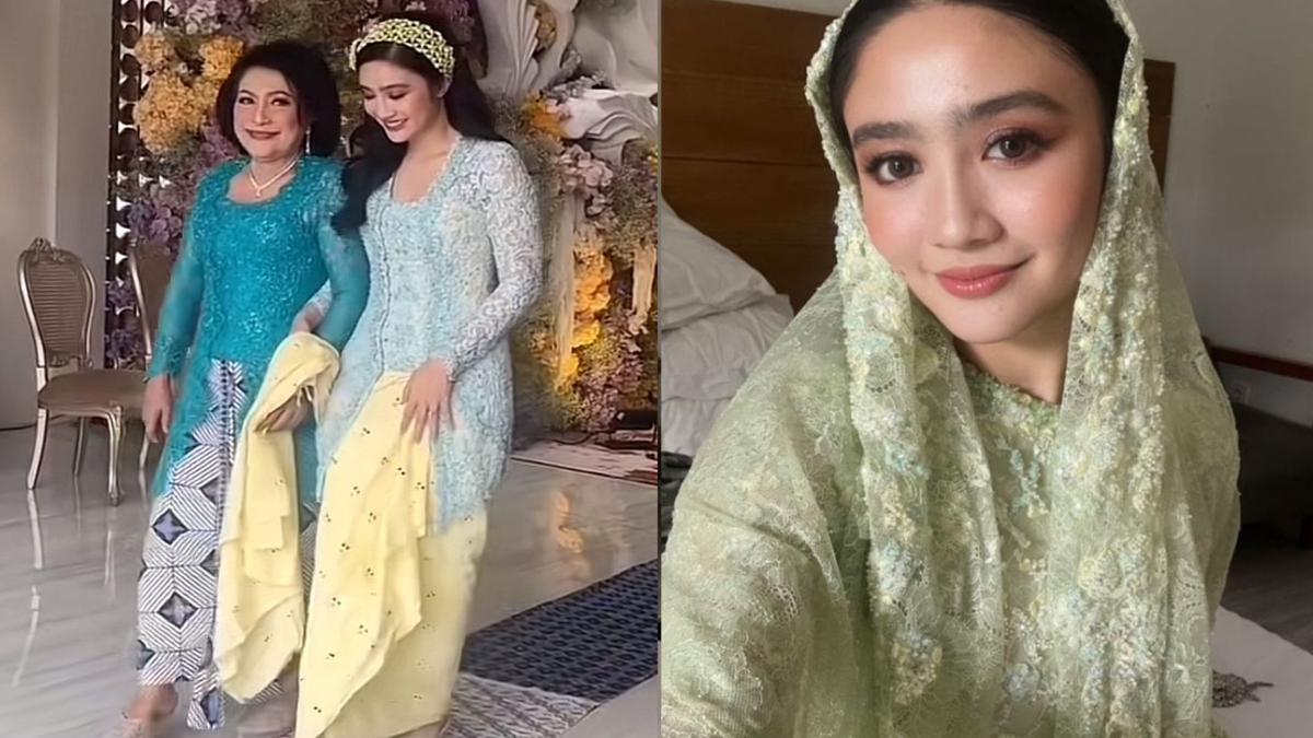 Tampilan Sophisticated Kebaya dan Makeup Febby Rastanty Saat Siraman ...