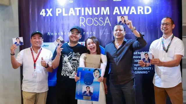 Bahagianya Rossa Raih 4X Platinum Award, Sebut Another Journey Album ...