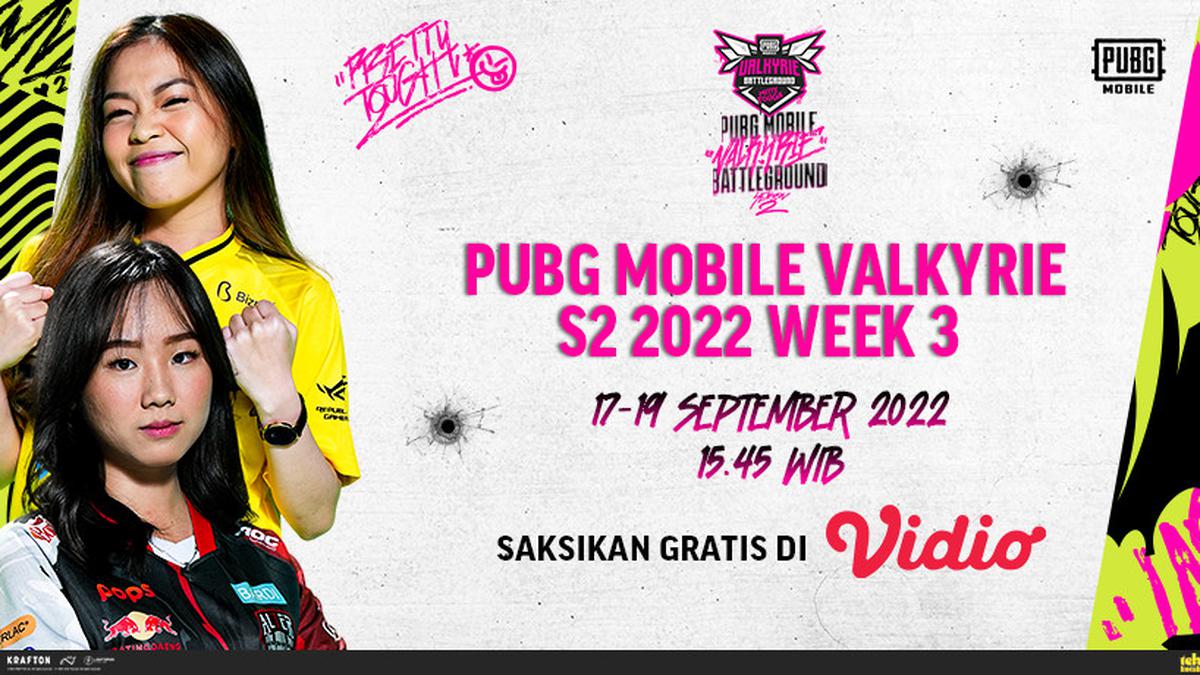 Link Live Streaming PUBG Mobile Valkyrie Battleground Season 2 Ladies ...