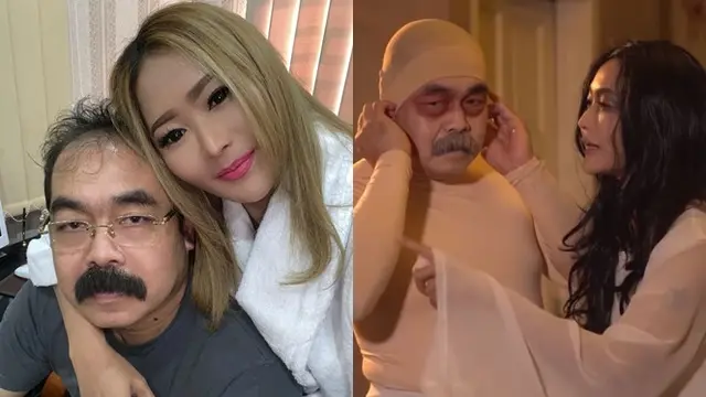 6 Momen Inul Daratista dan Suami Dandan Jadi Hantu, Hasilnya Bikin Pangling - Hot Liputan6.com