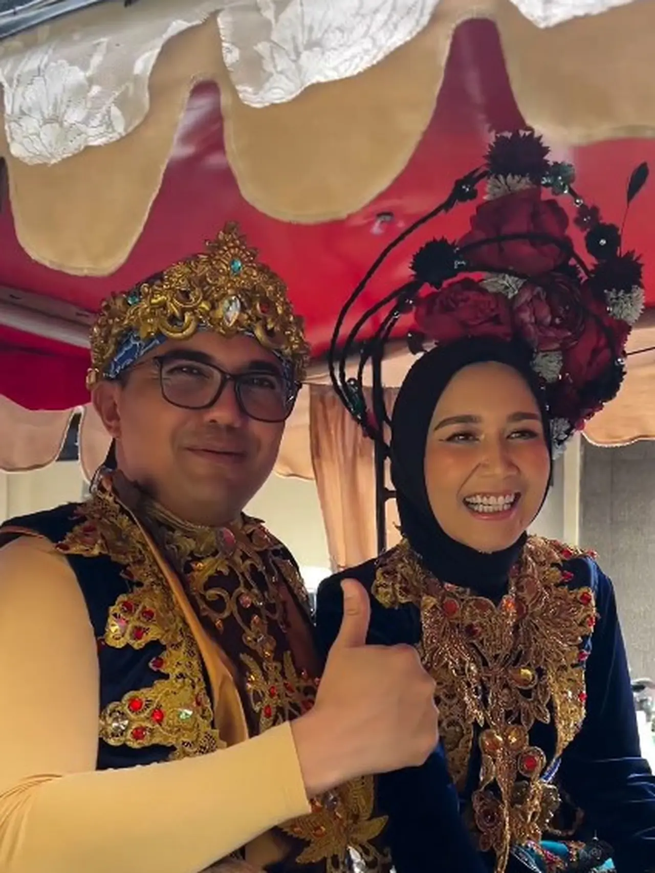 7 Potret Sahrul Gunawan dan Istri Ikut Karnaval Kabupaten Bandung ...