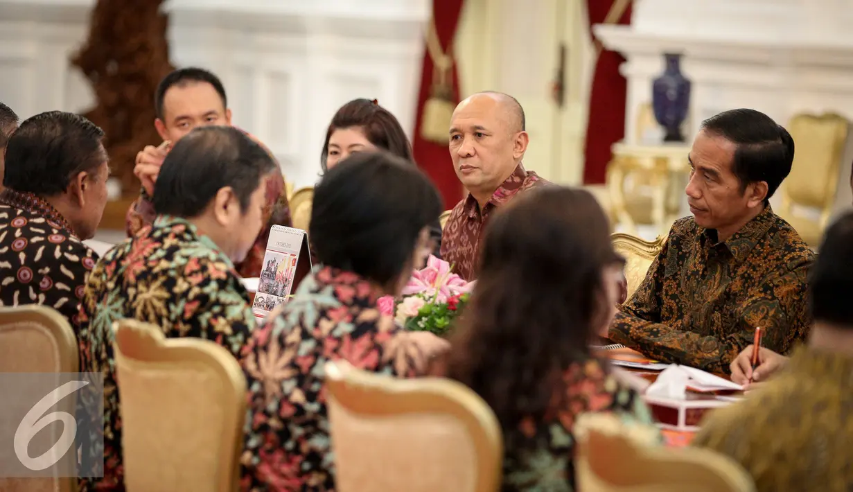 Presiden Jokowi Terima Pengurus GAPMMI dan GIMNI - Foto Liputan6.com