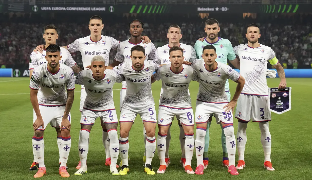 Foto: Olympiakos Juara Europa Conference League 2023/2024, Fiorentina ...