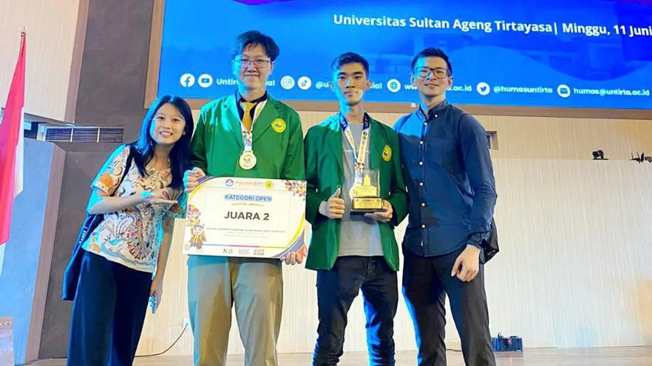 Bikin Bangga, Mahasiswa STBA-PIA Juara 2 di National University ...