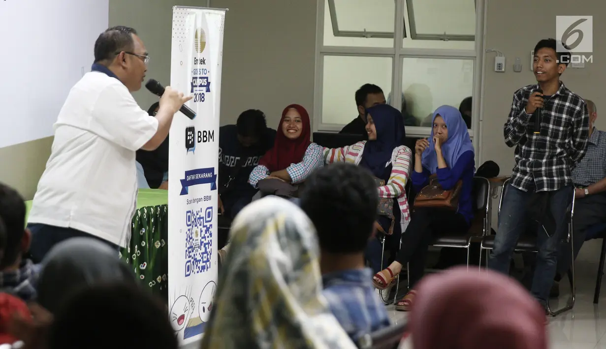 FOTO: Belajar Media Digital di Emtek Goes to Campus 2018 - Foto ...