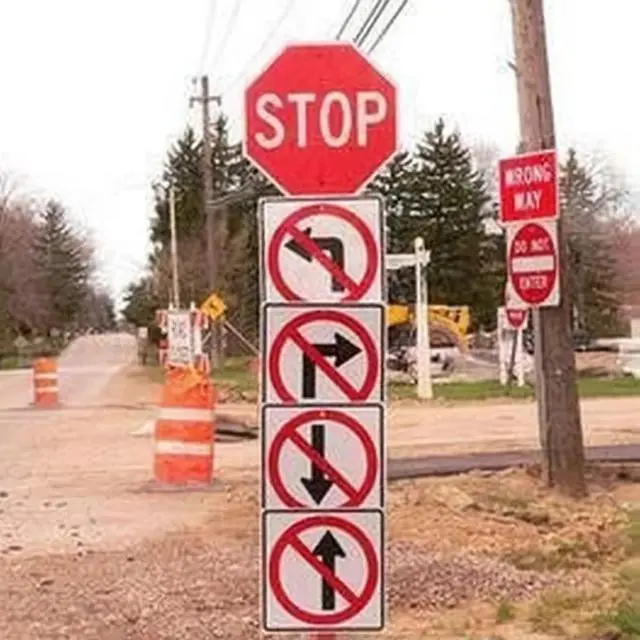 6 Rambu Belok Kiri dan Kanan Ini Arahannya Tidak Jelas, Nyeleneh Banget ...