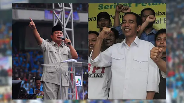 Survei Indikator Elektabilitas Prabowo Menguat Jokowi Turun