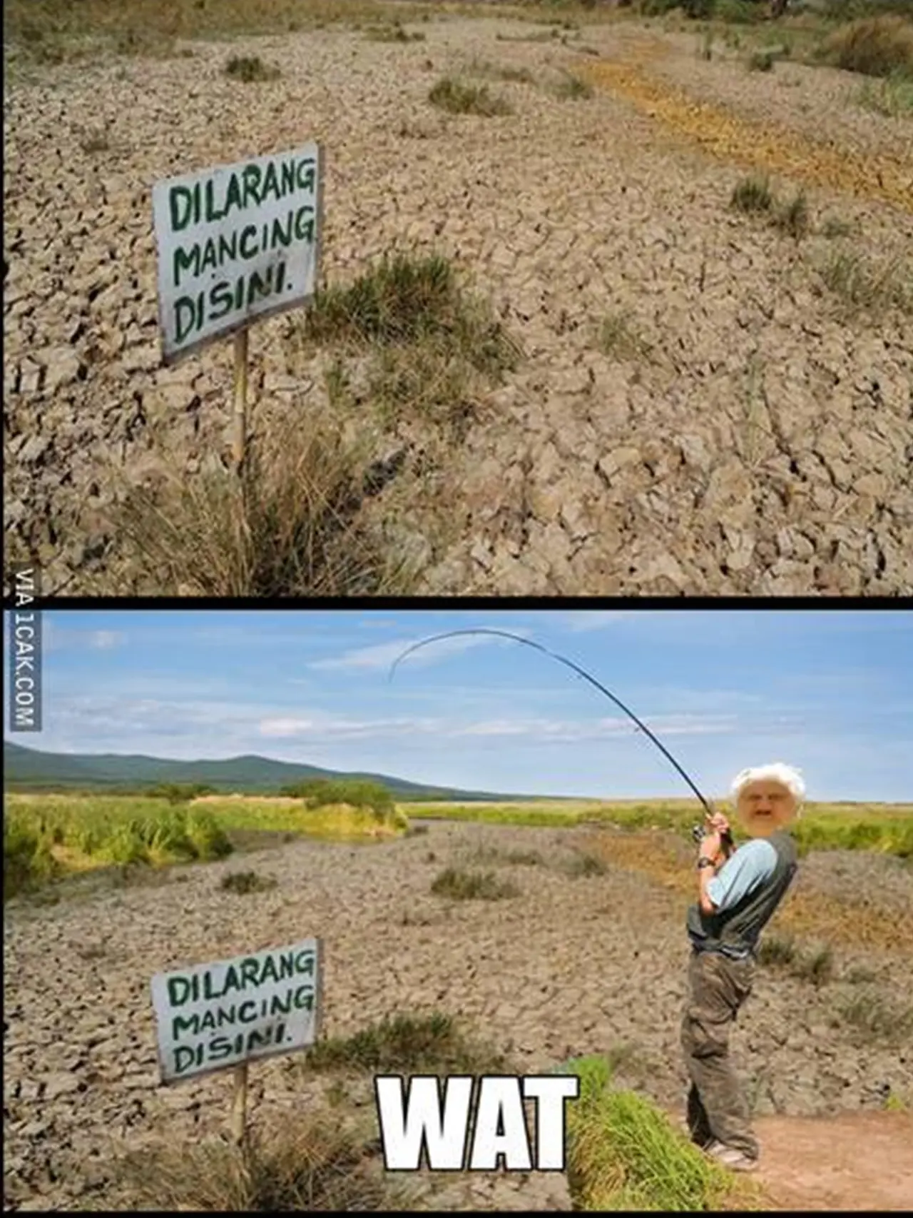 6 Tulisan Dilarang Mancing Ini Bikin Tepuk Jidat - Hot Liputan6.com