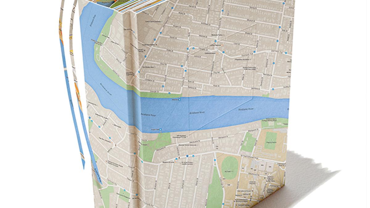 Ini Dia Tampilan Google Map Jika Diprint Di Kertas Jadi Origami - Photo ...