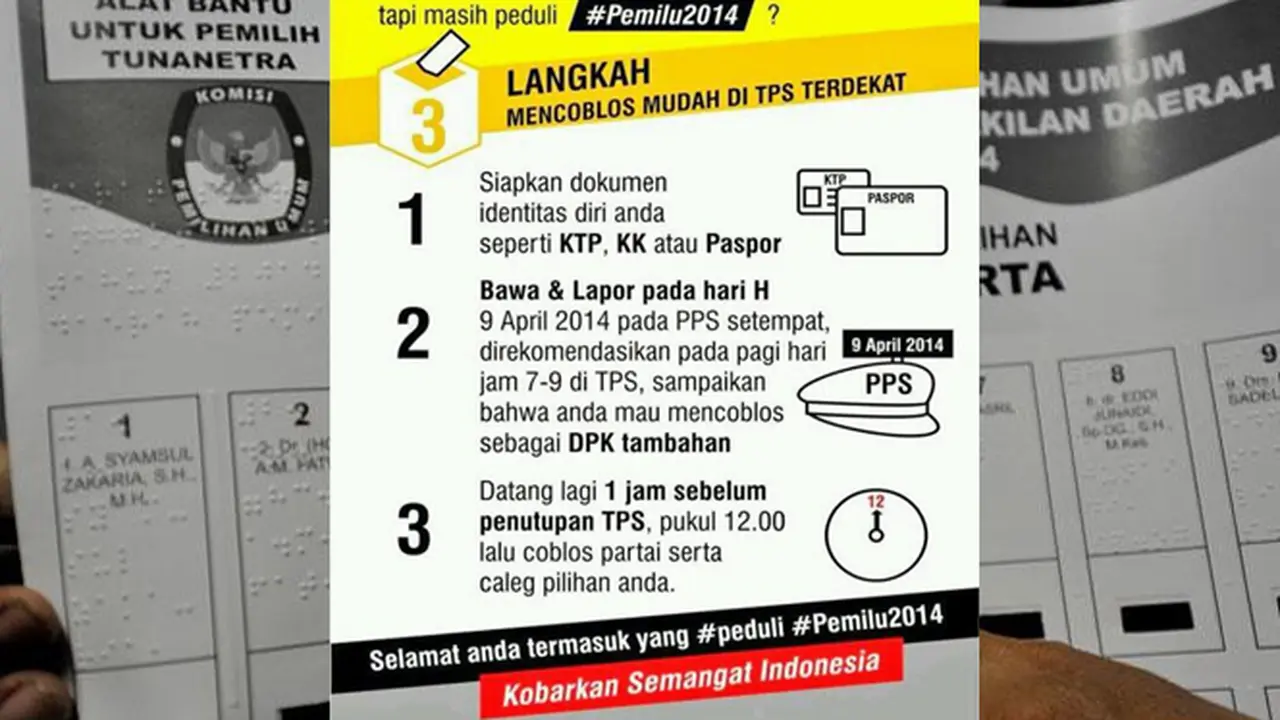 Tak Terdaftar di DPT Warga Tetap Boleh Memilih, Asalkan... - Pemilu ...