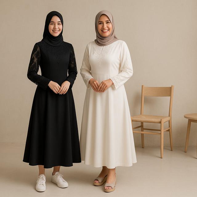 6 Model Gaun Potongan A-Line untuk Wanita Muda hingga 40 Tahun