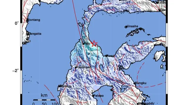 Gempa Magnitudo 5,0 Guncang Palu, Disebut Tak Berpotensi Tsunami - Regional Liputan6.com
