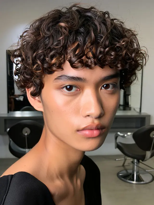 7 Gaya Poni Rambut Keriting yang Lagi Hits, Bikin Tampilan Makin ...