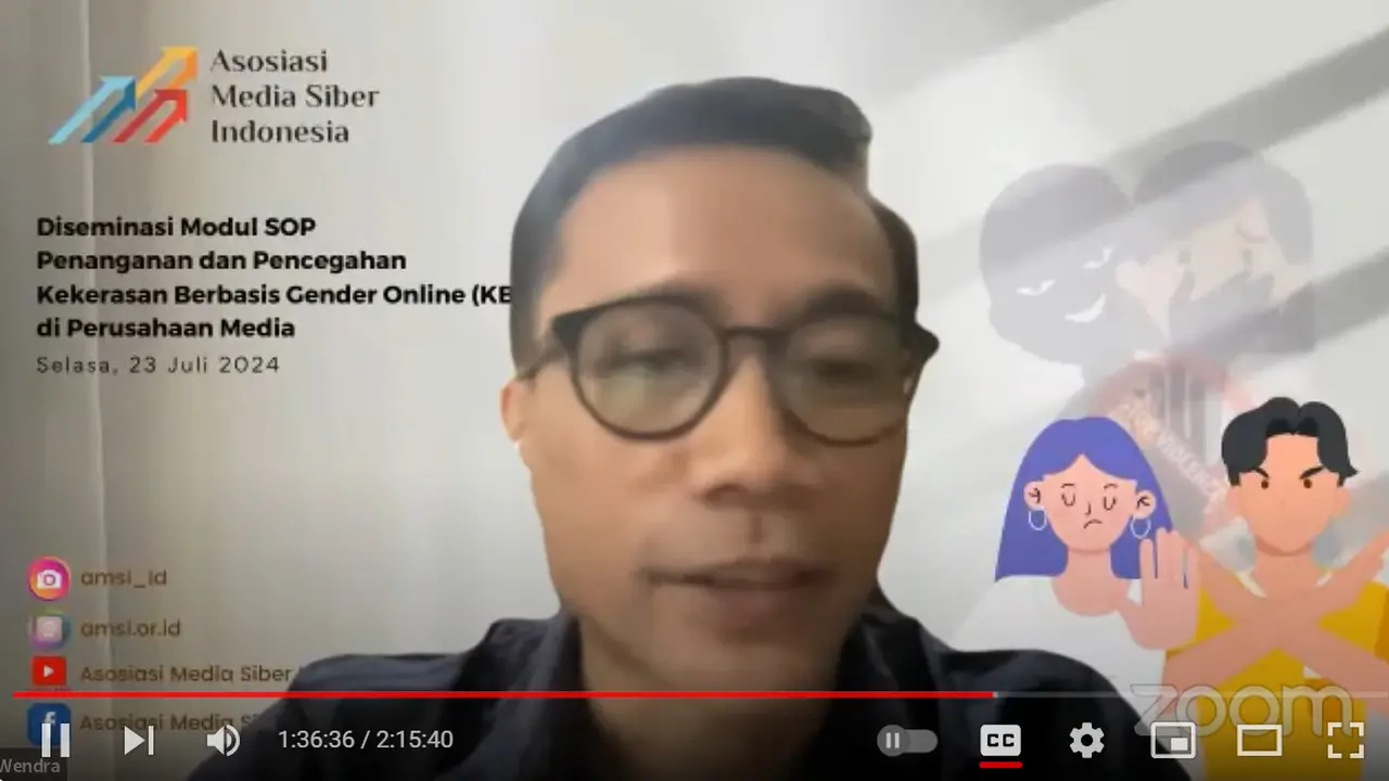 AMSI Dorong Media Punya Mekanisme Pencegahan Kekerasan Berbasis Gender Online - News Liputan6.com